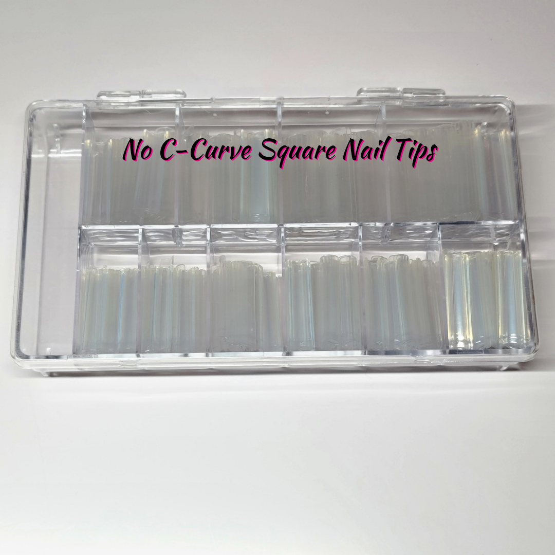 XXL No C-Curve Square Nail Tips – CandyCrazyLand,LLC